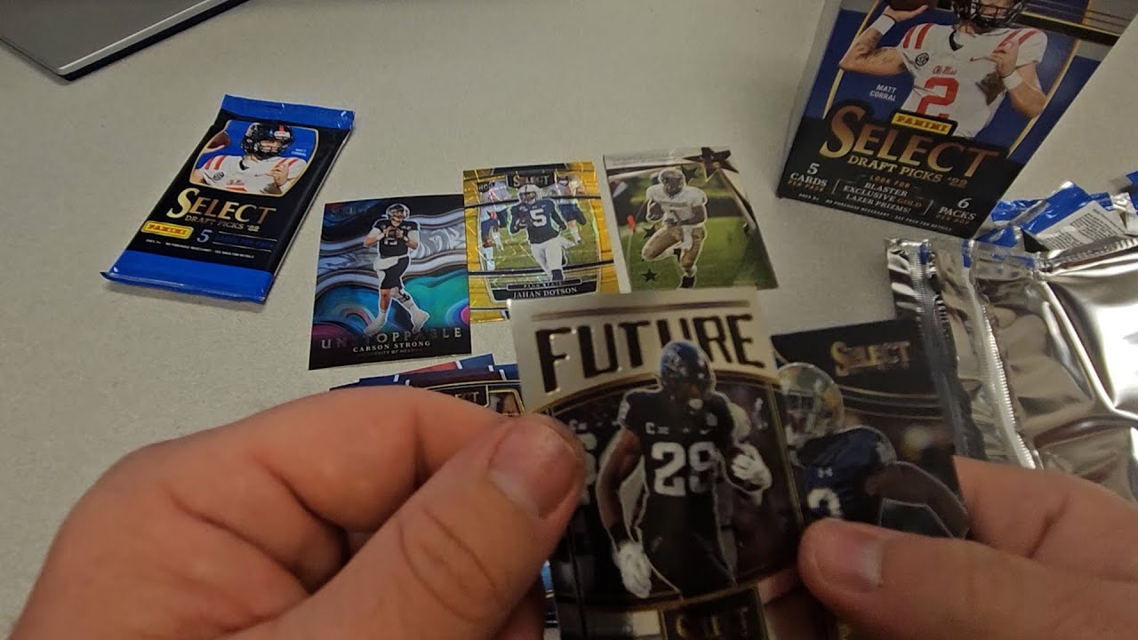 Review for Panini Select 2022 Draft Picks Football Blaster Box - YouTube