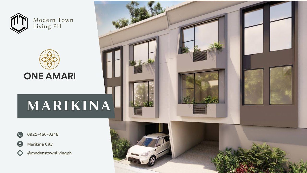 One Amari Place - Modern Townhouse in Masinag - YouTube