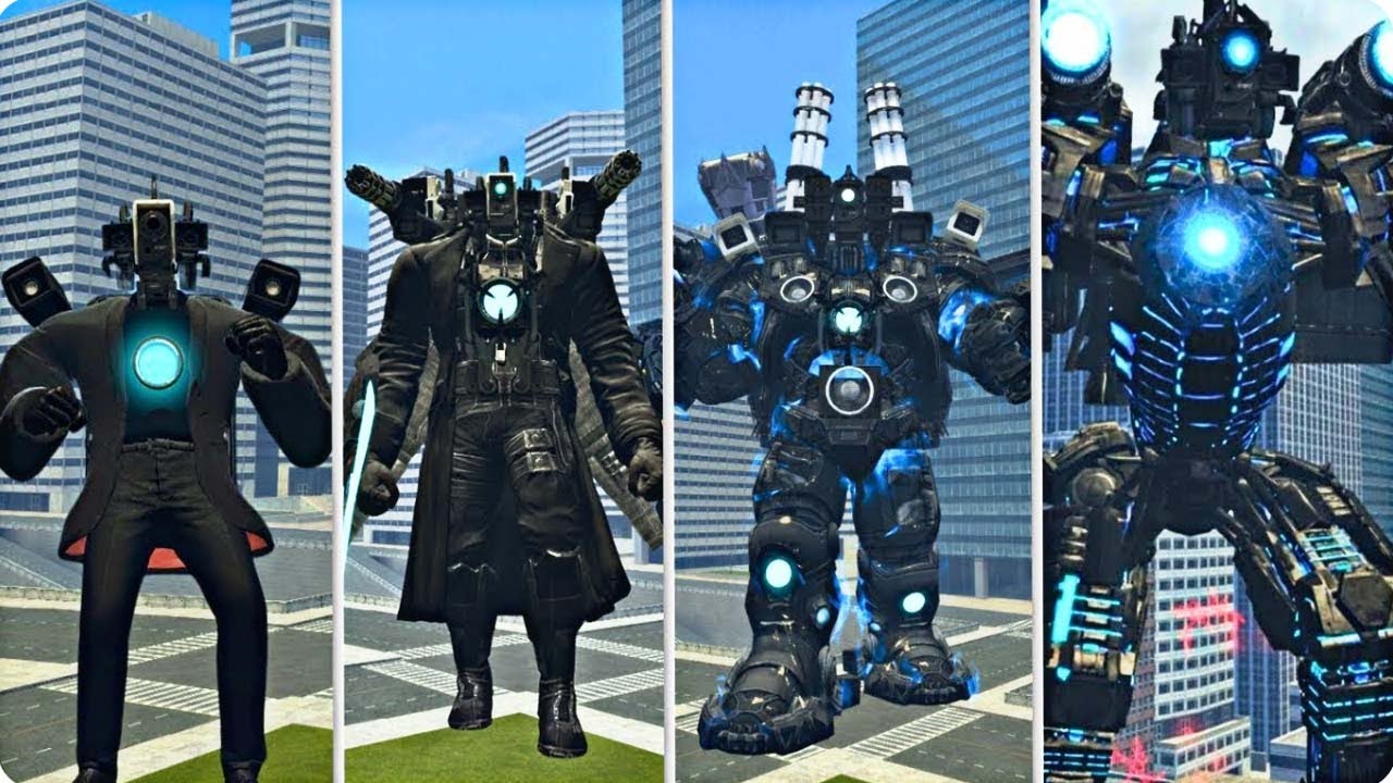 ALL EVOLUTION OF UPGRADED TITAN CAMERAMAN VS SKIBIDI TOILET BOSSES ...