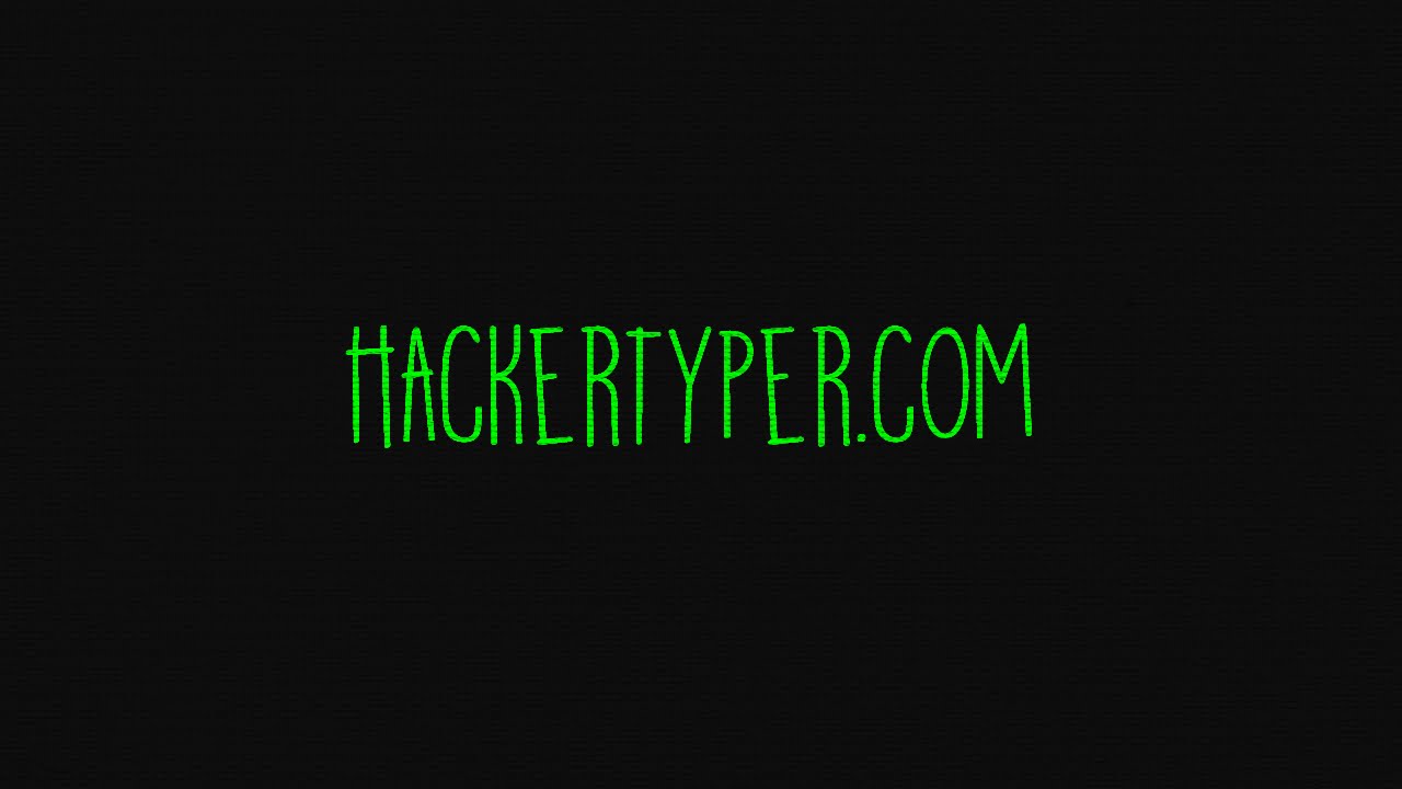 Wanna type like a Hacker? - YouTube