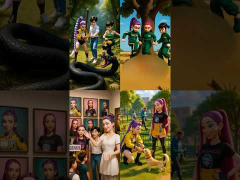 Rumi  Zoey  Mira - Kpop Demon Hunters  Meme Challenge 2#funny#story#shorts #kpop#rumi