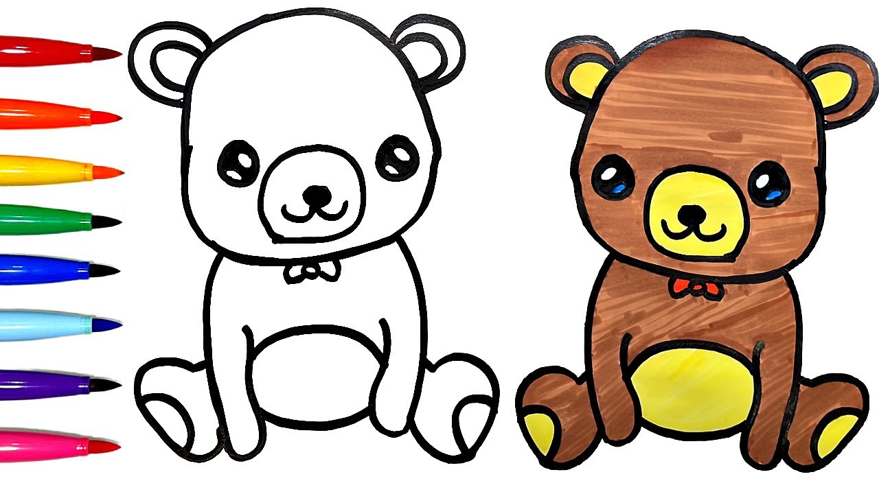 Draw and Coloring for Kids and Toddlers | Guess Animal While Drawing ...