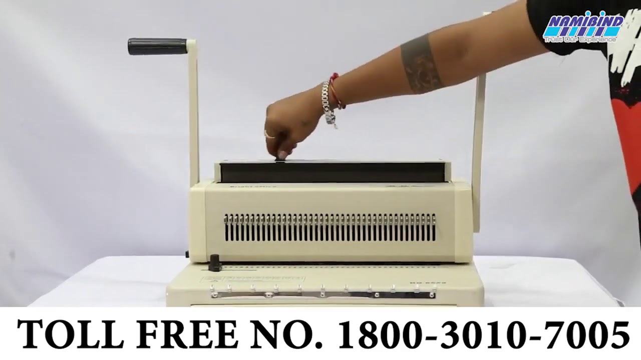 Wiro Binding Machine Manufacture | Namibind - YouTube