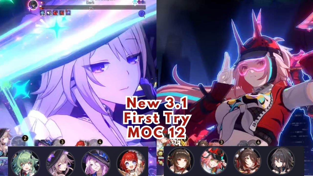 HSR New Reset 3.1 First Try MOC 12 The Herta & Rappa Super Break - YouTube