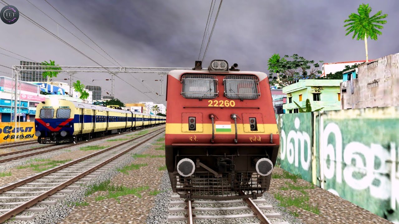 12635 VAIGAI SF EXPRESS (MS - MDU) | Indian Railways | Train Simulator ...