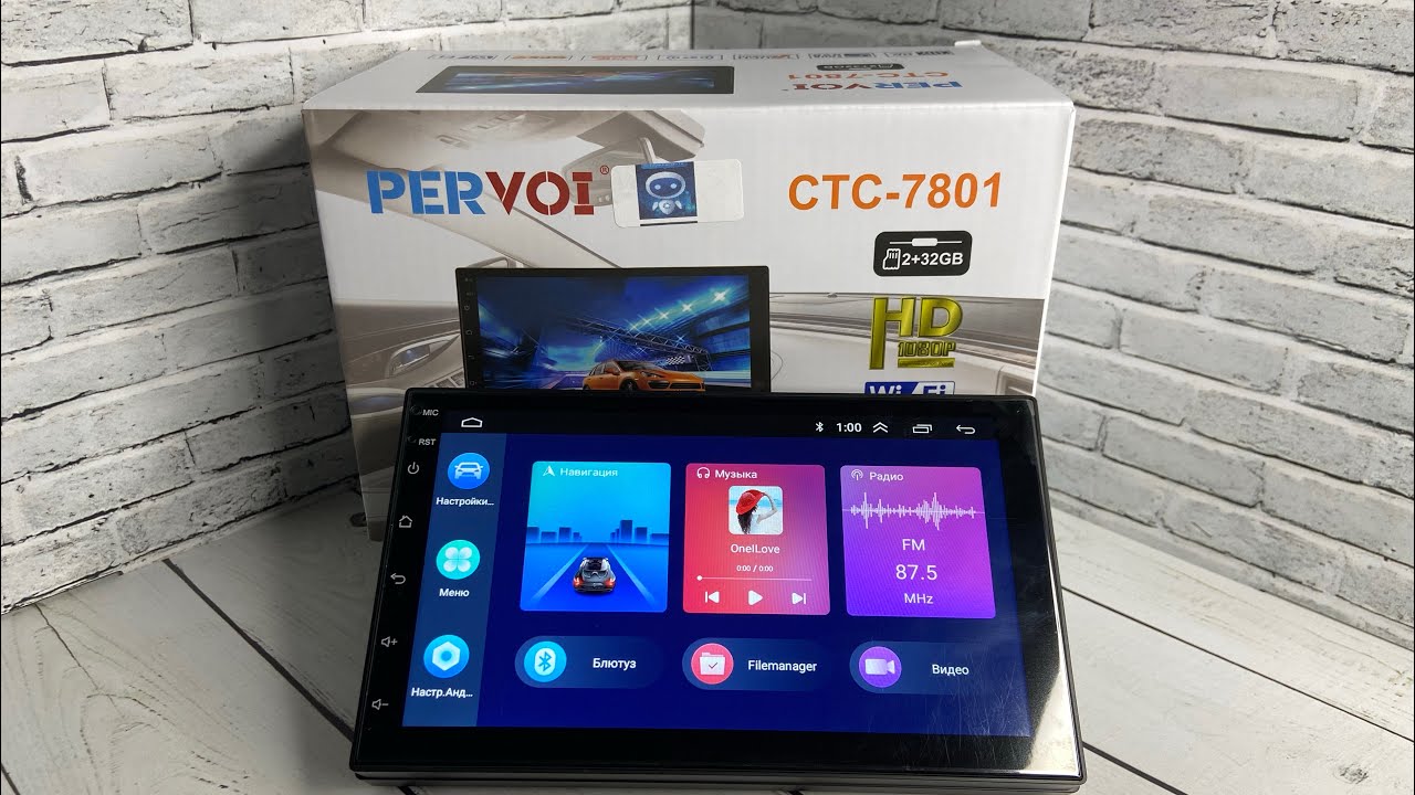 Обзор андроид магнитолы PERVOI CTC-7801 - YouTube