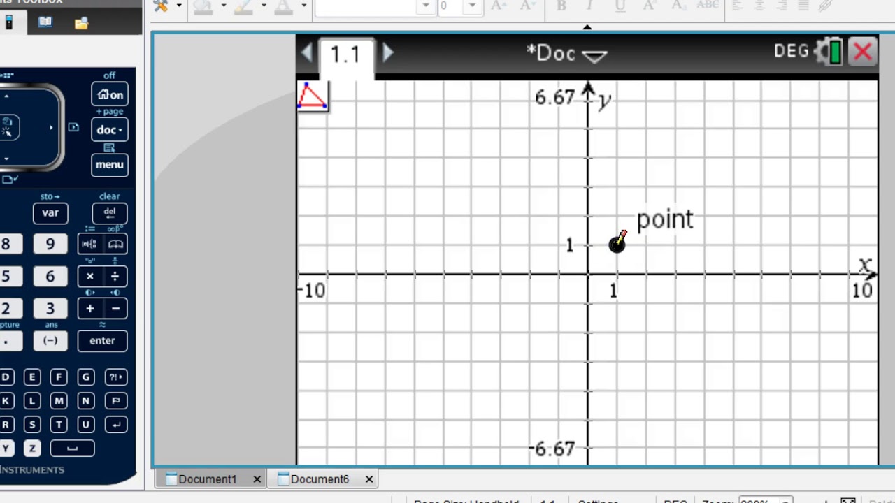 Unit 4 Video 4 Adding Labels to Points on TI nspire calculator - YouTube