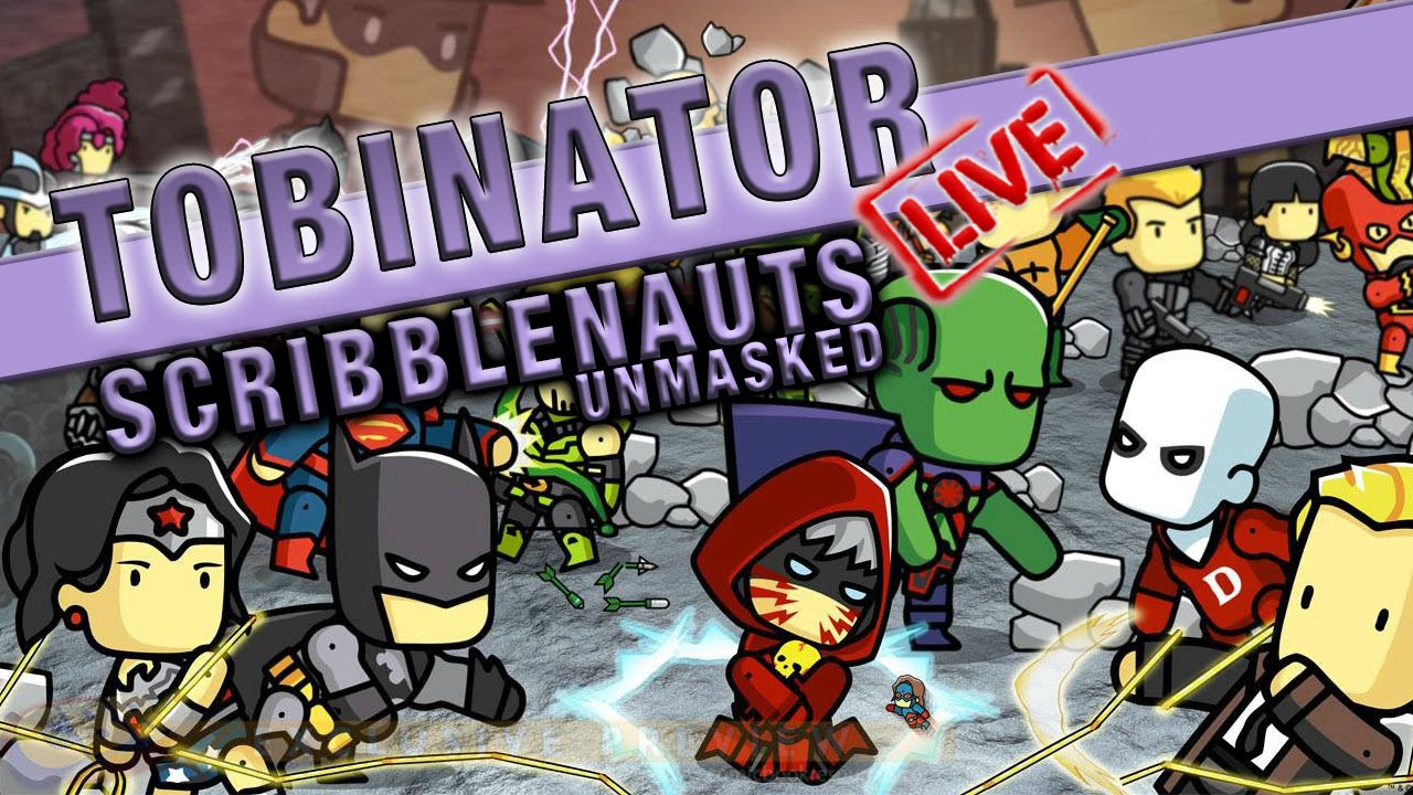TOBINATOR LIVE #006 «» Let's Play Scribblenauts Unmasked [2/2] «» Live ...