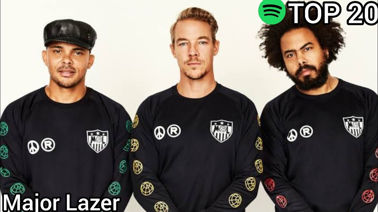 Top 20 Major Lazer Most Streamed Songs On Spotify (Sep 19 ,2021) - YouTube