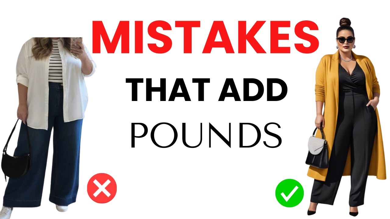 How To Dress To Look 10 Pounds Lighter! - 10 Style Mistakes That Make ...