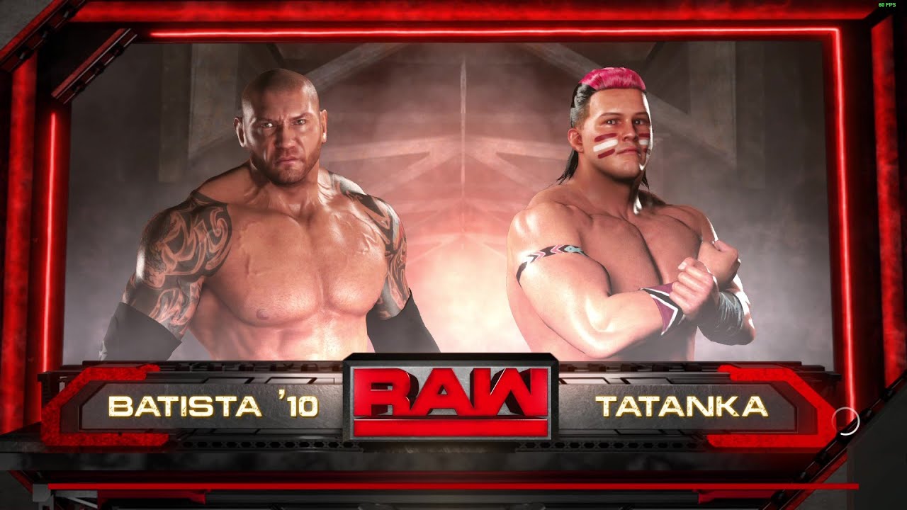WWE 2k18 Batista vs Tatanka - YouTube