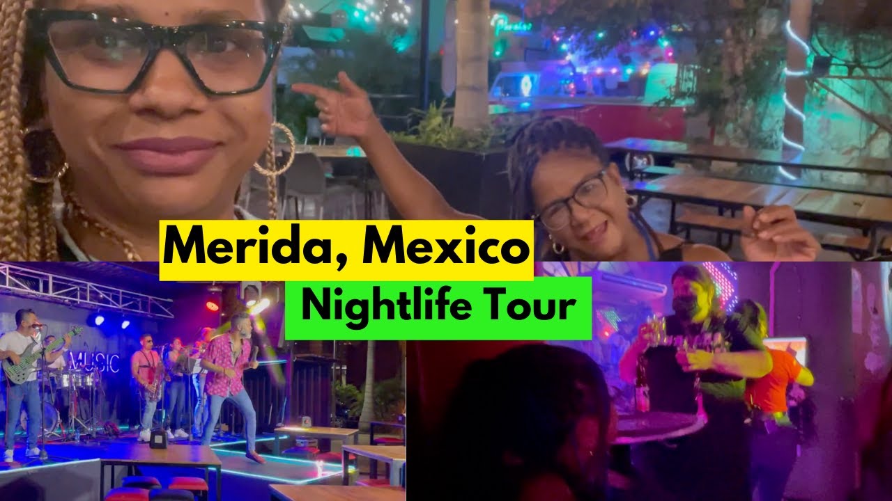 Mexico Merida Nightlife! We hopped to 3 spots searching for good drinks ...