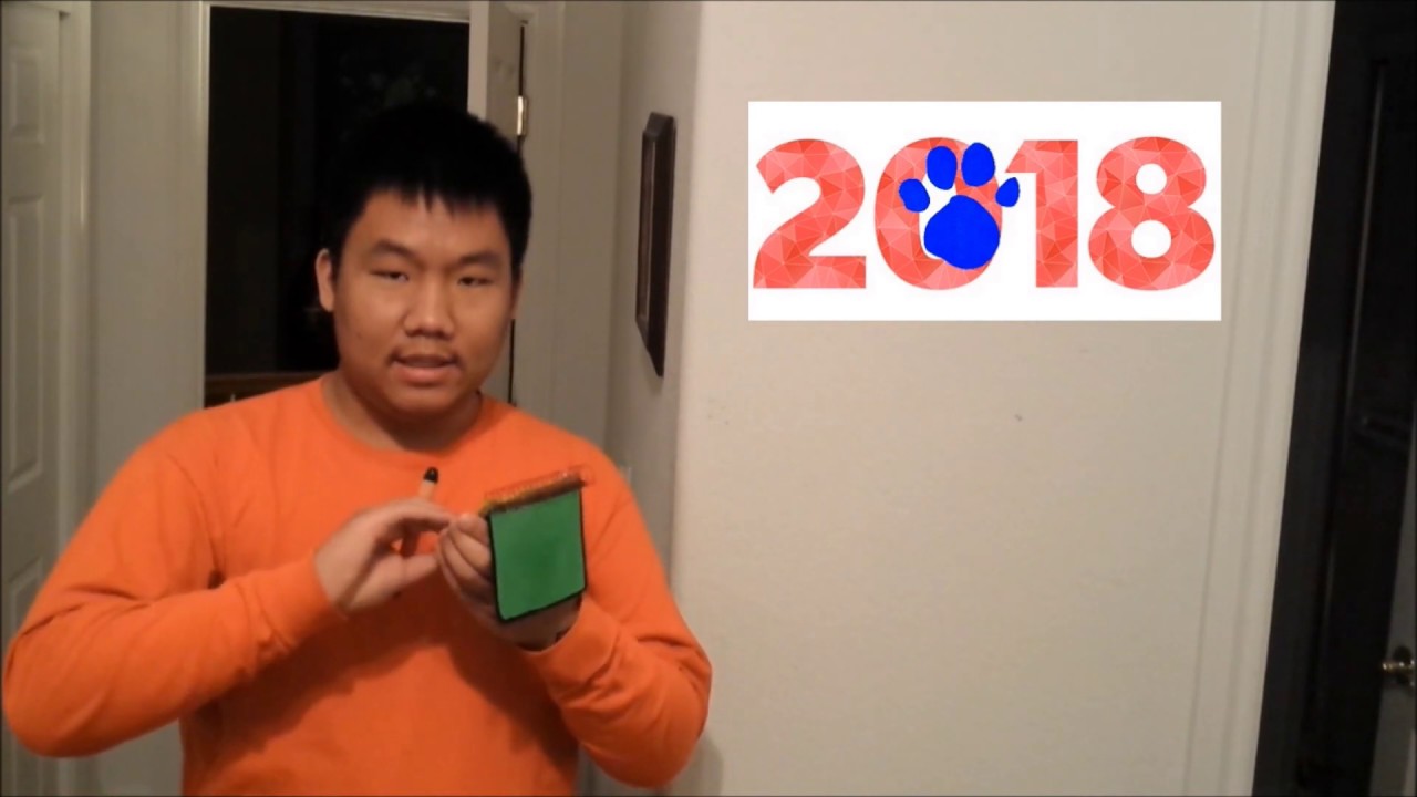 How to draw the year 2018 - YouTube