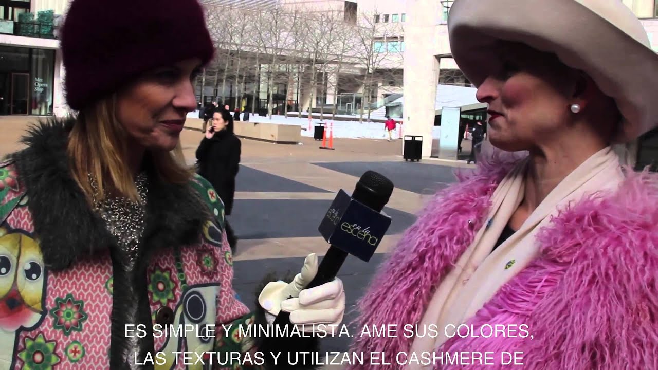 ARGOT MURELIUS - Entrevista por FB FLORENCIA BIBAS #NYFW Feb 2014 - YouTube