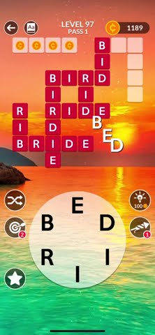 Wordscapes Level 97 - YouTube