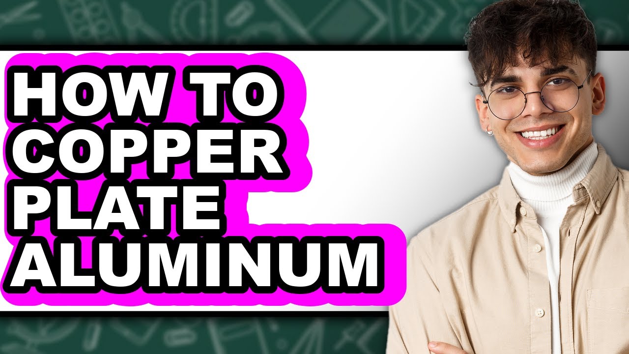 How to Copper Plate Aluminum - Step by Step - YouTube