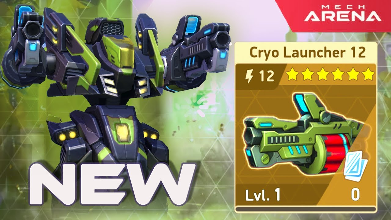 NEW Cryo Launcher 12 and Nomad Urban Exile | Mech Arena - YouTube