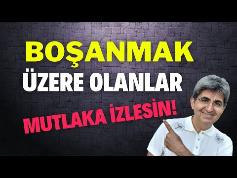 BOŞANMAK ÜZERE OLANLAR MUTLAKA İZLESİN! | Canten Kaya Videoları
