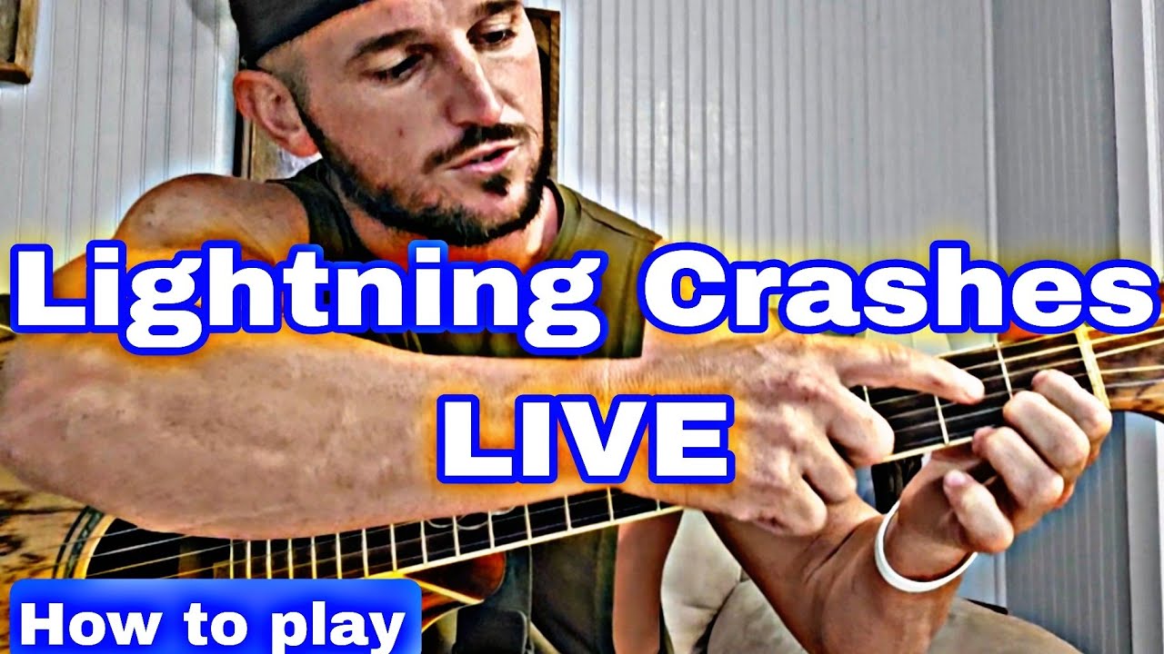 How to play Lightning Crashes | Live | Beginner Guitar Lesson - YouTube