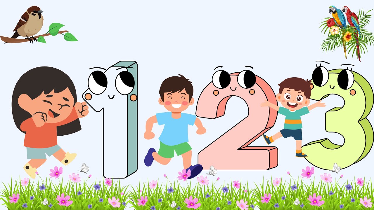 🔢 Learn Numbers 1 to 10 🎶 | Fun Counting for Kids 😊 | 123 Song 🎵 | Easy ...