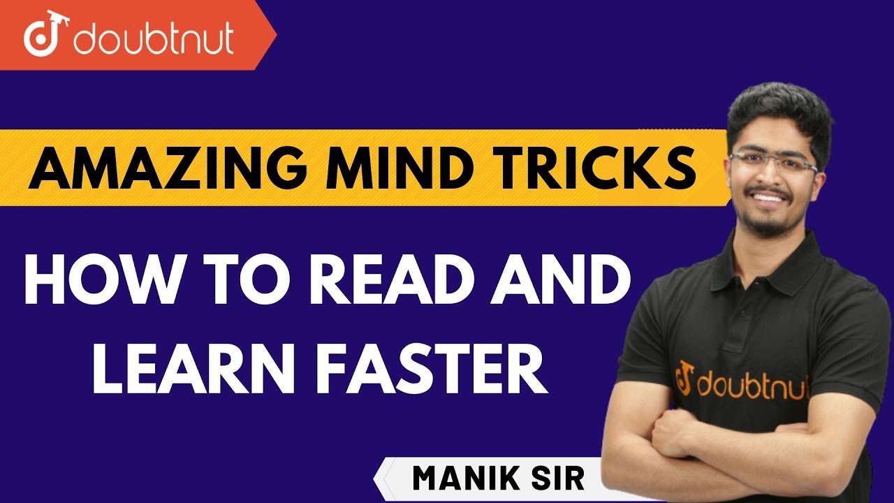 How to read and learn faster | AMAZING MIND TRICKS | Manik Sir | 3 PM ...