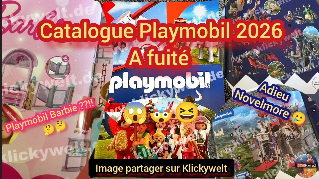 Le catalogue Playmobil 2026 a fuité sur klickywelt 👍😱😆🤯🥳🔥- Barbie ...