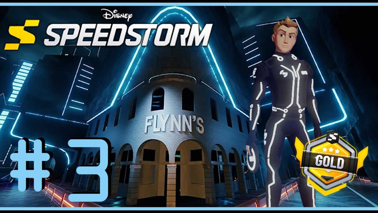 Disney Speedstorm Sam Flynn Gold - YouTube