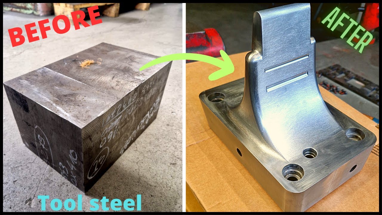 Production of shaped insert (cnc milling) - YouTube