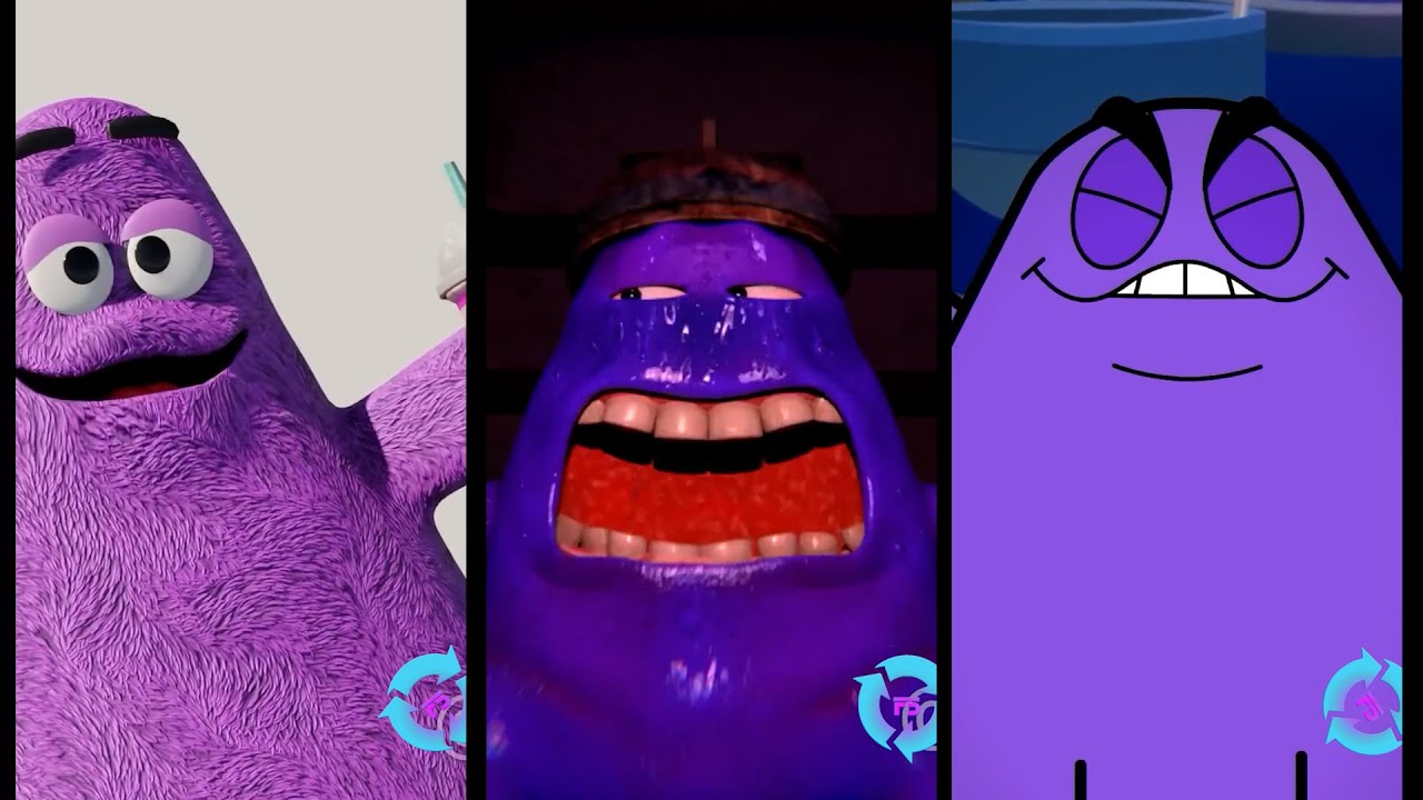 Grimace Shake Part-1-3 meme Coffin Dance Songs (COVER) Compilation ...
