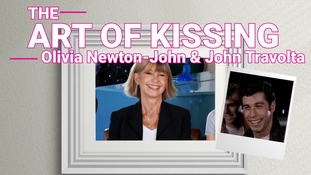John Travolta And Olivia Newton John Kissing
