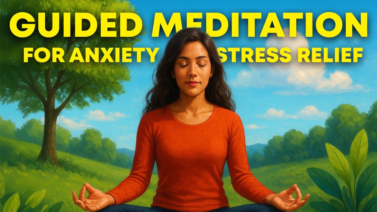 Quick Guided Meditation For Anxiety and Stress Relief - YouTube