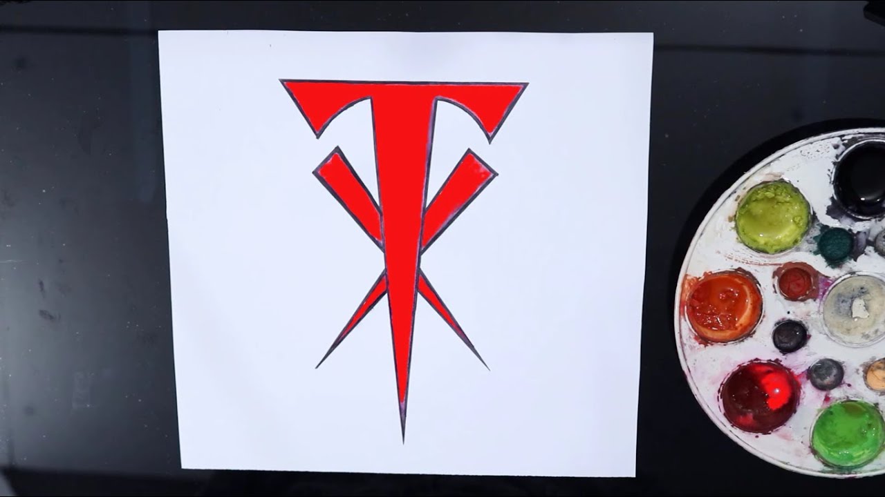 How to draw the Undertaker logo - YouTube