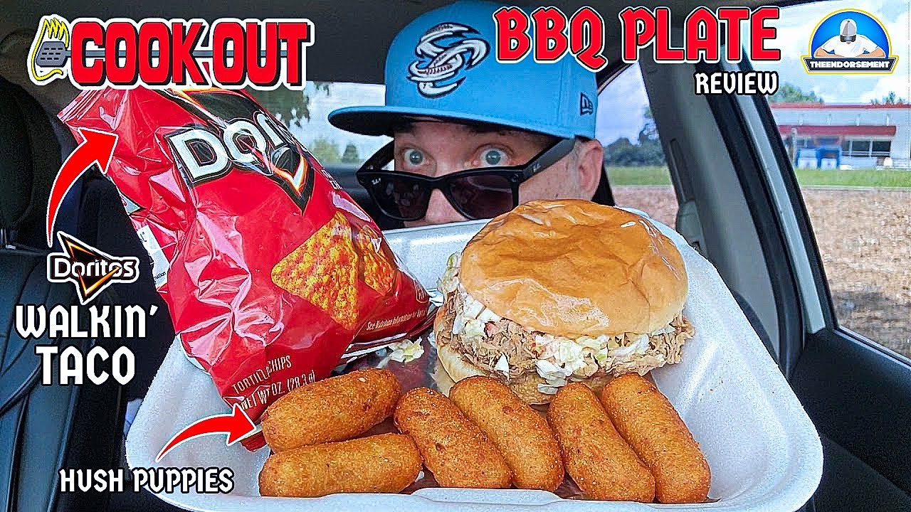 Cook Out® BBQ Tray & Doritos® Walkin' Taco Review! 🐖🚶‍♂️🌮 | 1st Time ...