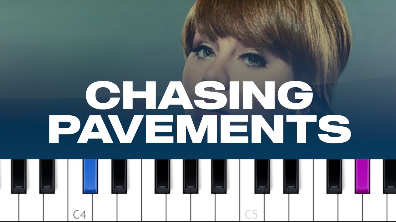 Adele - Chasing Pavements (piano tutorial) - YouTube