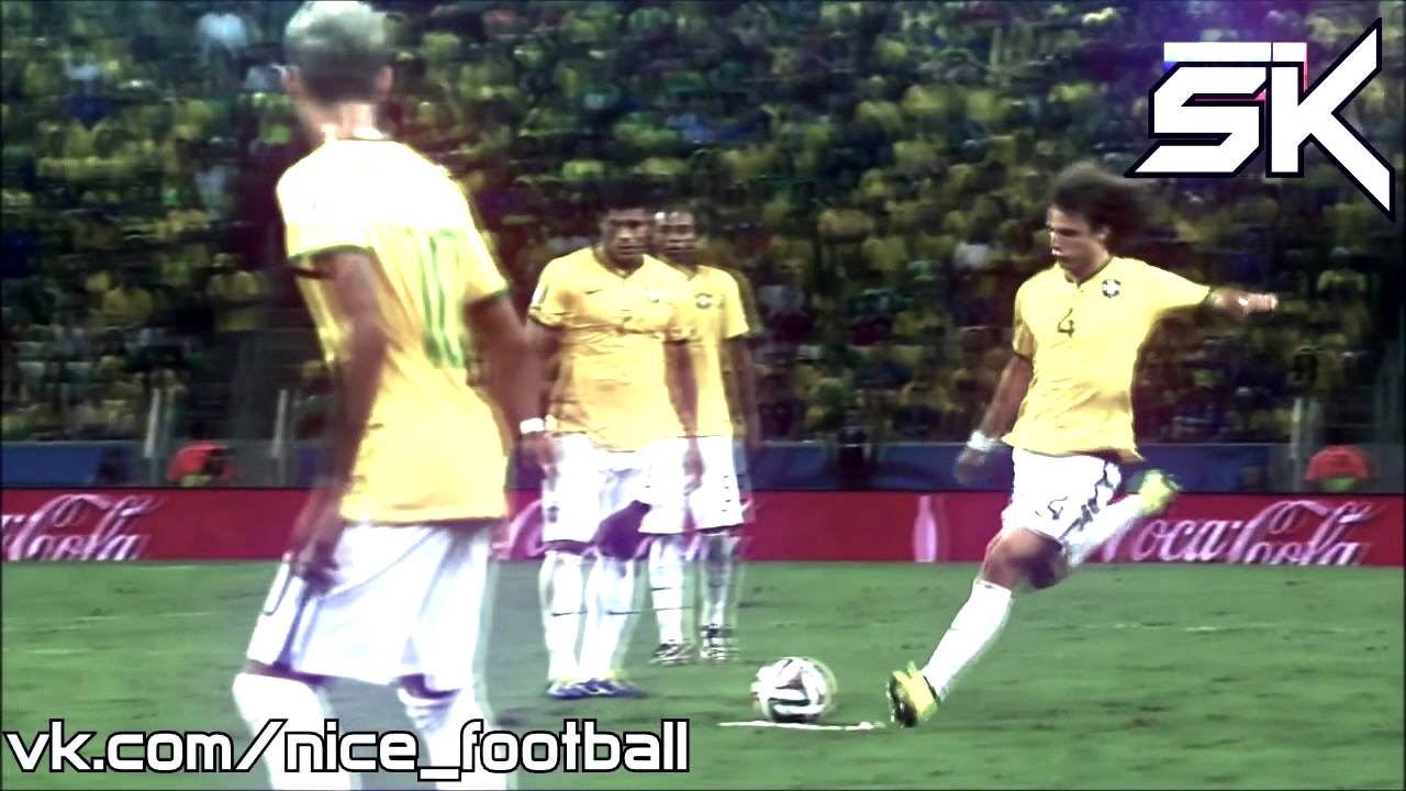 David Luiz amazing free-kick vs Colombia | by SK - YouTube