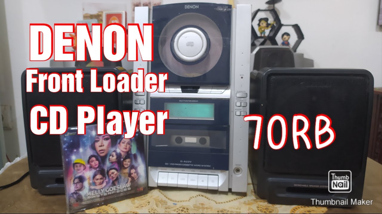 DENON Cassette and CD Player Front Loader Unik Cuma 70K di Flea Market ...