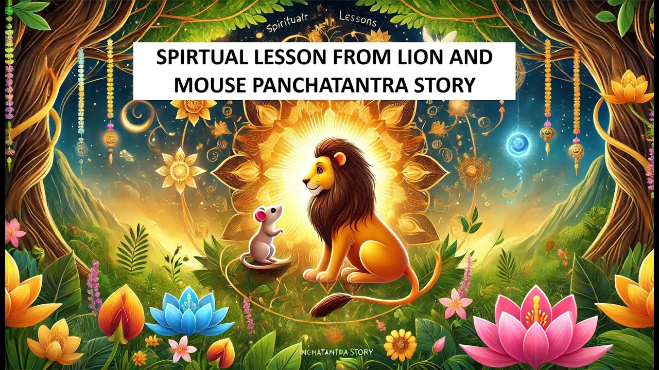 Spiritual learning from Panchatantra story Lion and Mouse # What does Lion and Mouse story teach ...