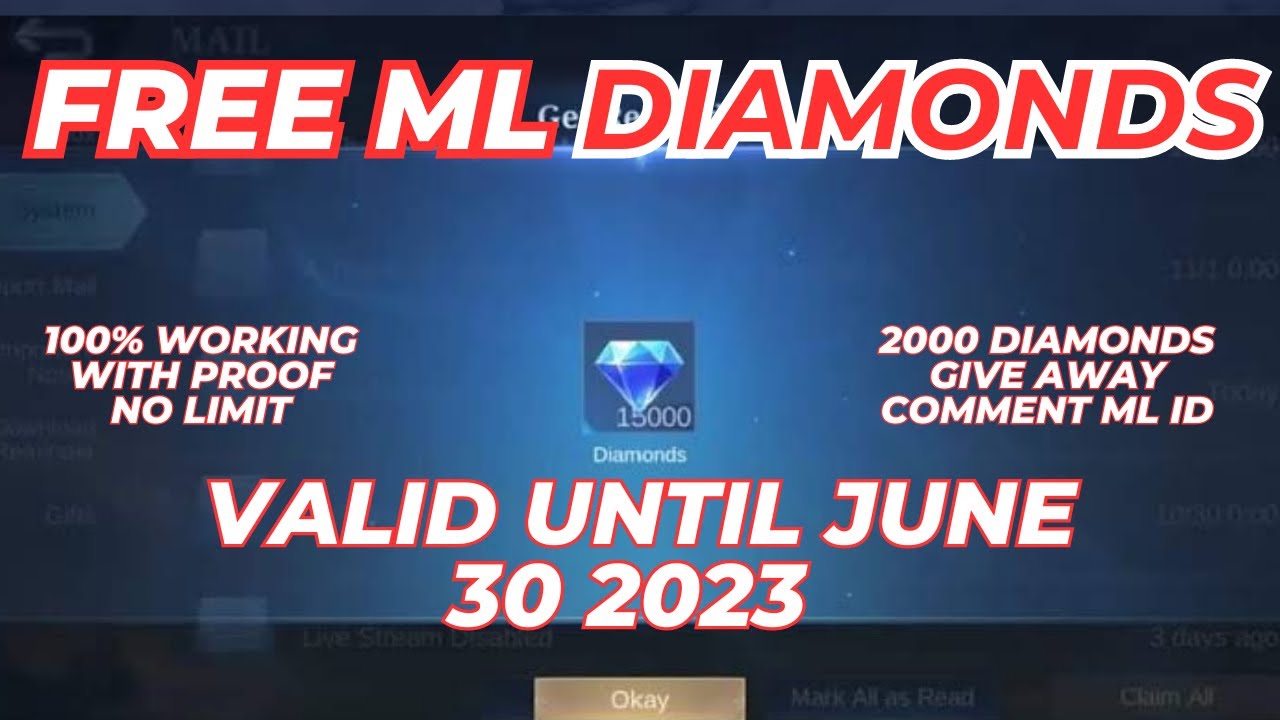 NEWEST MLBB FREE DIAMONDS CODES WITH TUTORIAL | VALID UNTIL JUNE 30 ...