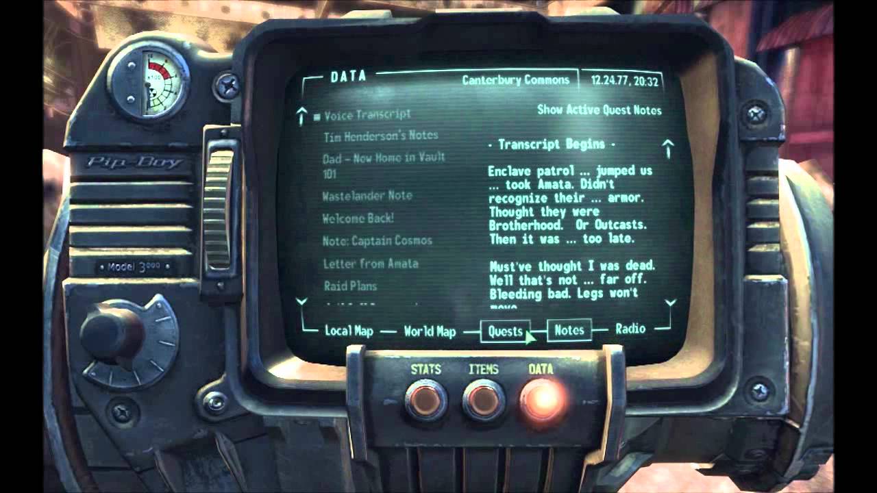 Fallout 3 Vault 101 revizited Part 7 - YouTube