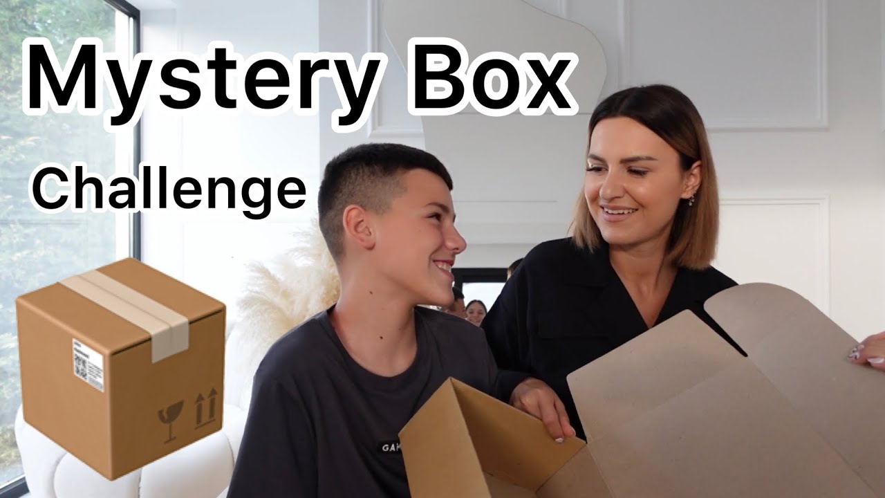 Mystery Box nga Angelo dhe Eli per mua 📦//Te fundit nuk e prisja 😅//Challenge//Dezi Lami - YouTube
