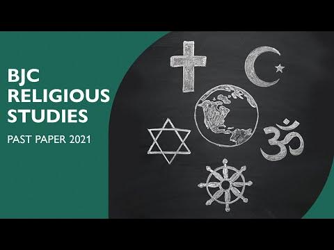 BJC RELIGIOUS STUDIES PAST PAPER 2021 (PART ONE) - YouTube