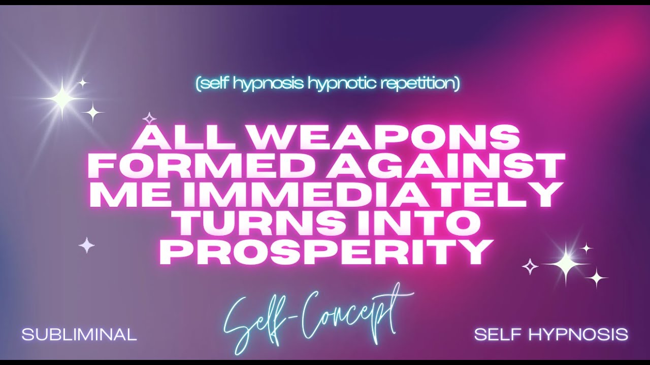 "Prosperity Shield: Negative Energy Transforms into Wealth" - Self Hypnosis Hypnotic Repetition ...