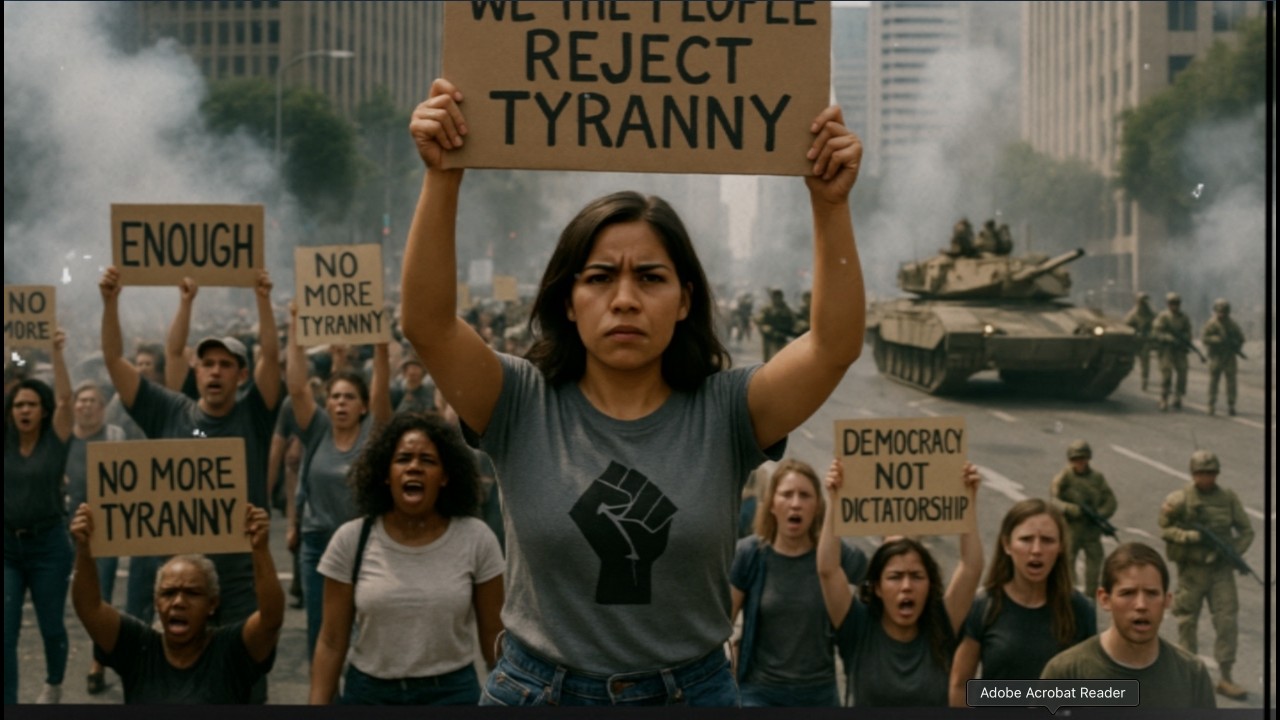 No Kings Movement! Tear Gas, Tanks, and Defiance: Inside the Battle ...