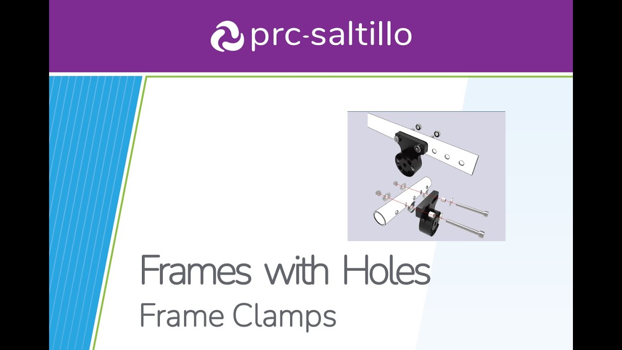 Frame Clamp Installation- Frames with Holes - YouTube