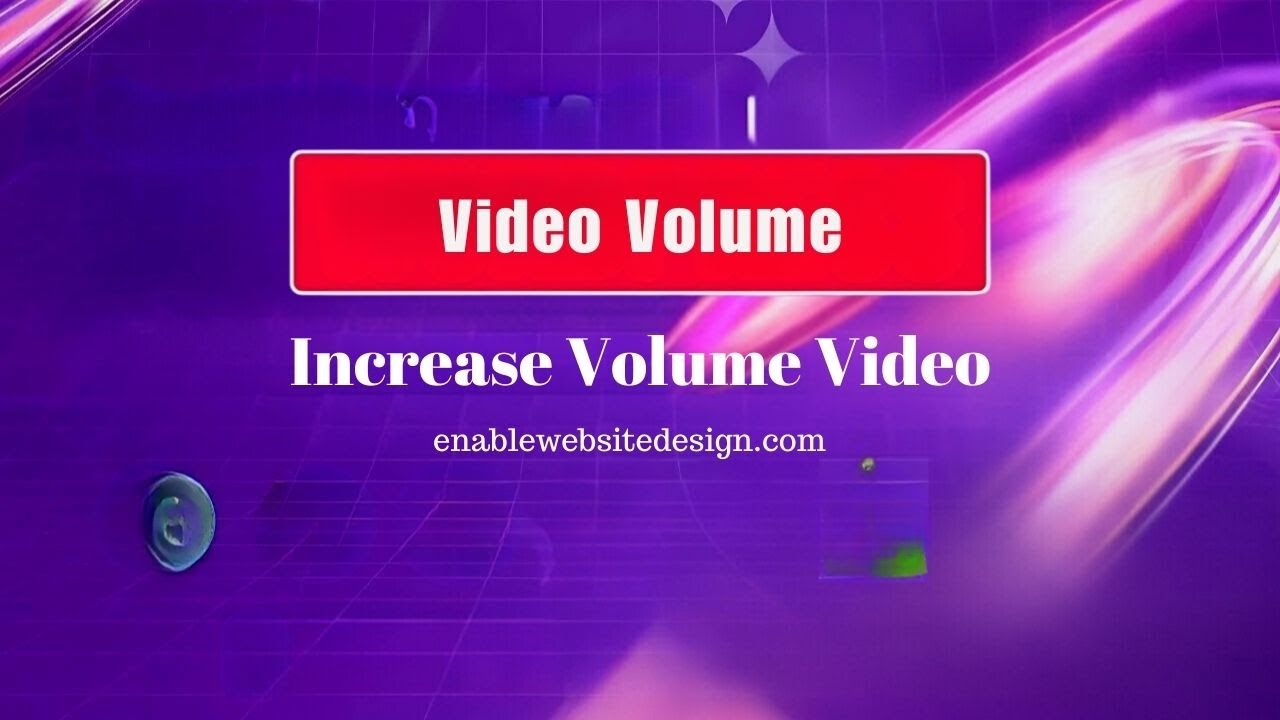 How to increase volume in a video editing software - YouTube