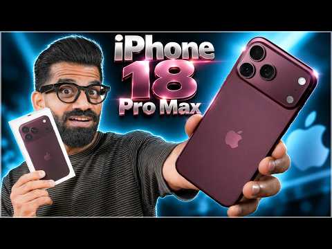 iPhone 18 Pro Max Unboxing & First Look - Variable Aperture Magic!🔥🔥🔥