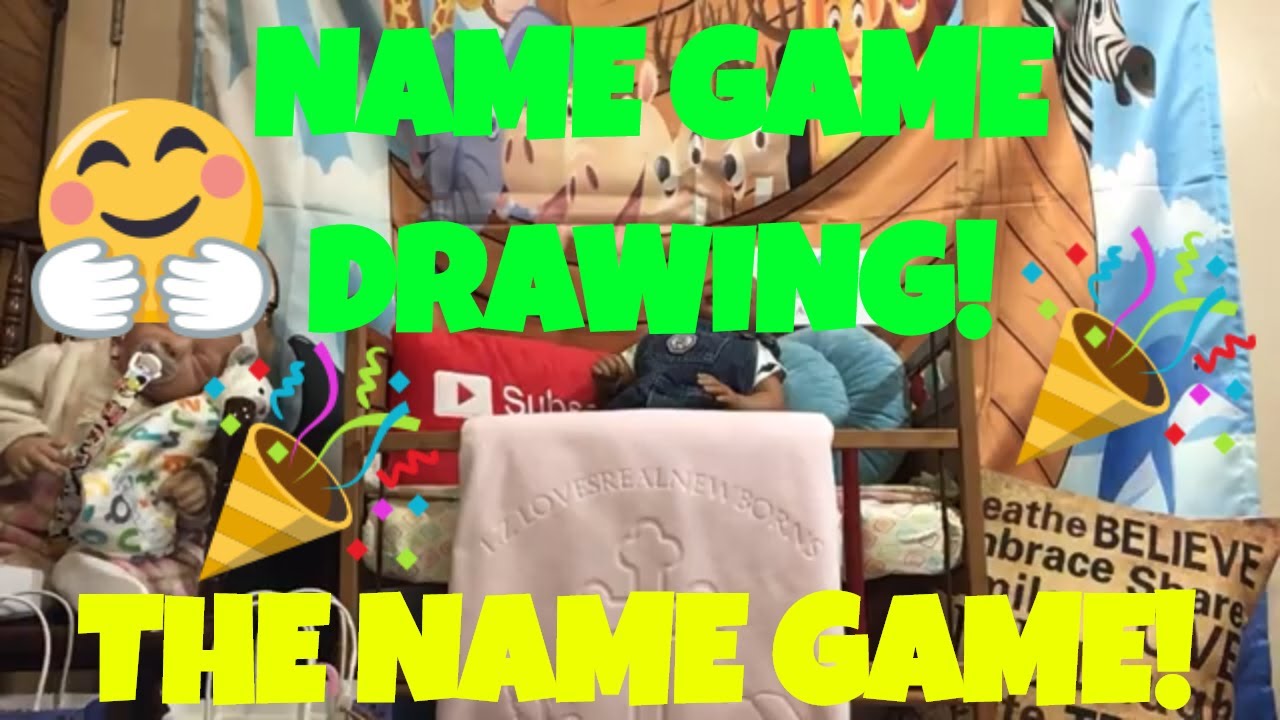 LIVE Drawing! Name Game! - YouTube