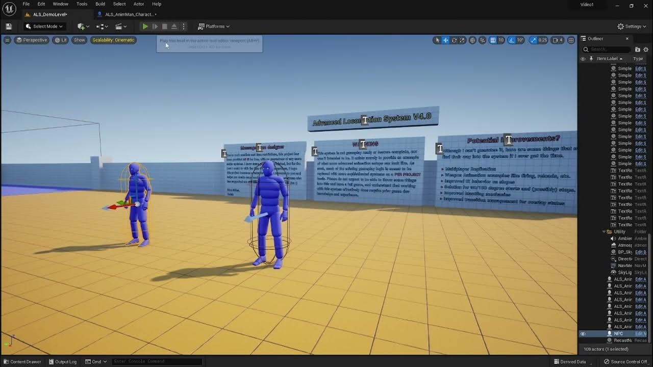 How To Make A Bump System in ALS V.4 Unreal Engine - YouTube