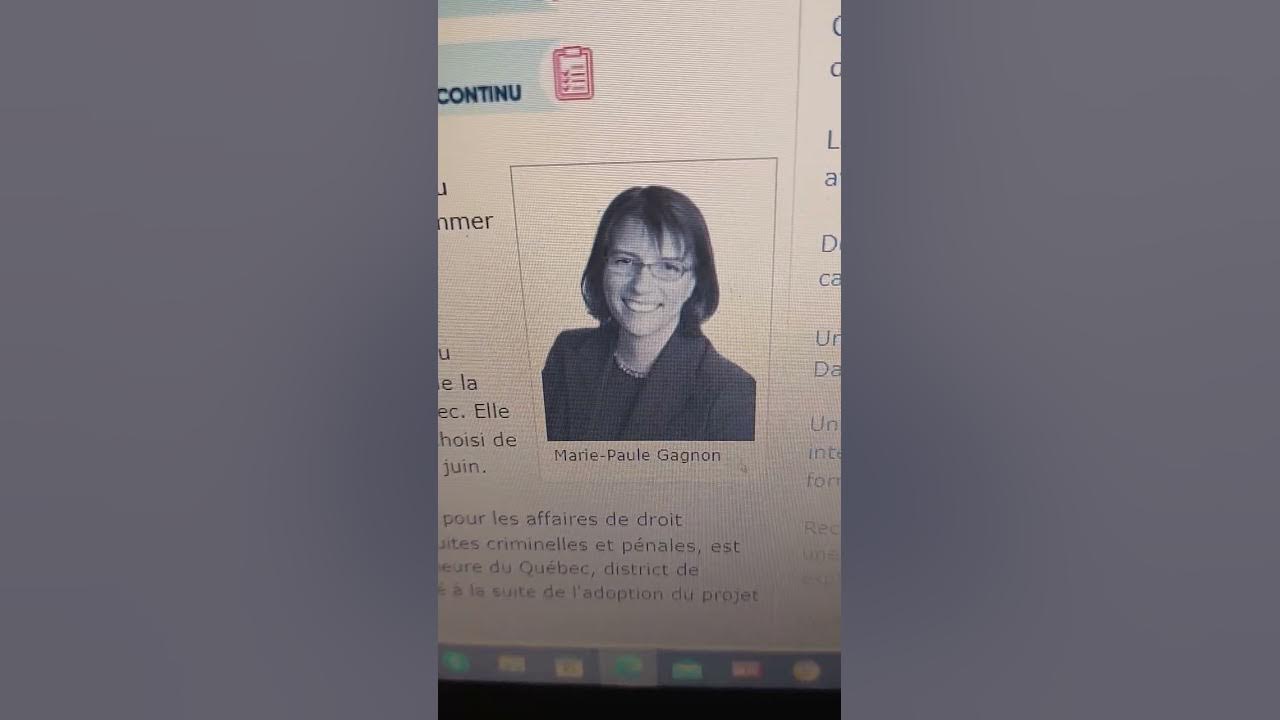 Juge Marie-Paul Gagnon - YouTube