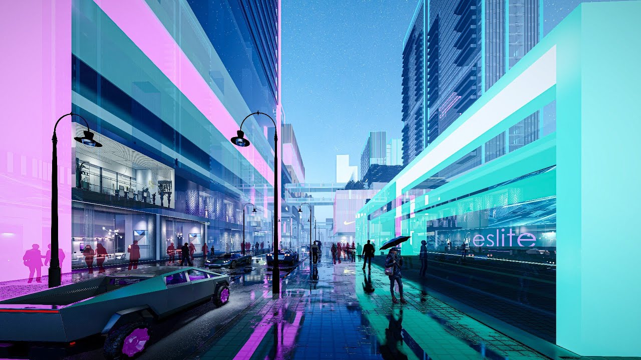 cyberpunk赛博朋克 CryptoCity - YouTube